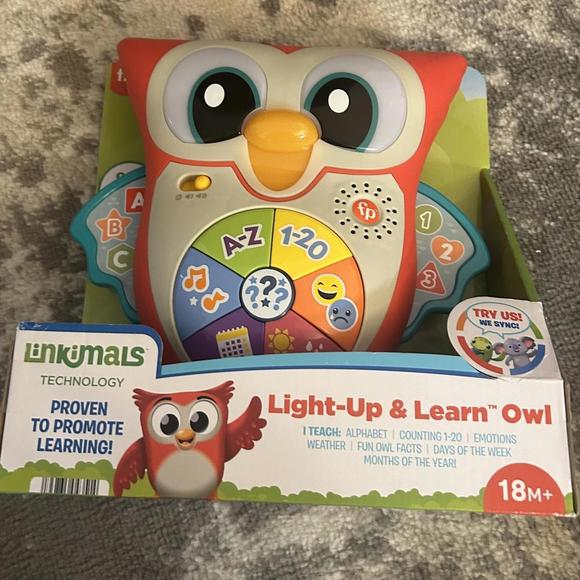 Fisher-Price | Toys | Fisherprice Linkimals Lightup Learn Owl New | Poshmark